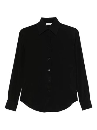 Mazzarelli Langärmeliges Gea Hemd - Schwarz