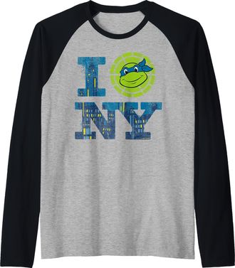 Teenage Mutant Ninja Turtles TMNT Teenage Mutant Ninja Turtles Street NYC-Logo-Klassiker Raglan
