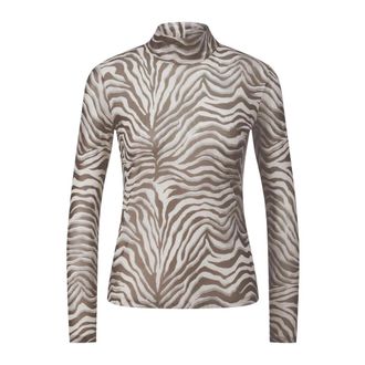 Riani Mesh Shirt - - Tops - Damen - Beige - L