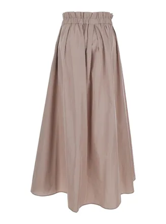 Herno Womens Skirt Pink Tech Fabric Polyester