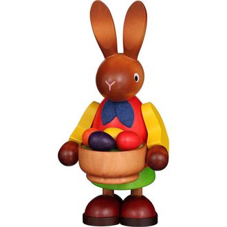 Christian Ulbricht Hasenfrau mit Osternest - 22 cm