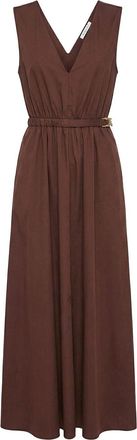 Patrizia Pepe Robe Au Genou - Marron