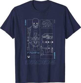 Star Wars Droids K-2So And B2Emo T-Shirt