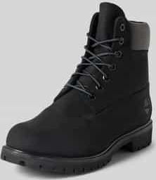 Timberland Boots aus echtem Leder mit Logo-Detail