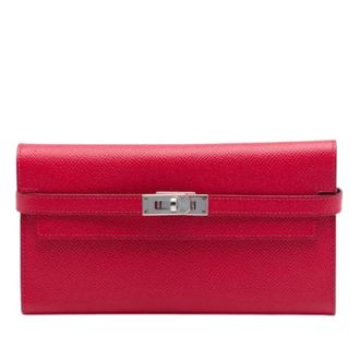 Herm&egrave;s Pre-owned Kelly Long Wallet - - Pre-owned - Damen - Rot - ONE SIZE