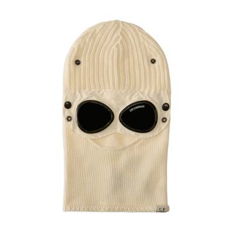 C.P. Company Balaclava mit Goggle-Detail - - Accessories - Herren - Wei&szlig; - ONE SIZE
