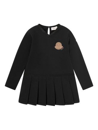 Moncler Girls Enfant Dress Black Cotton