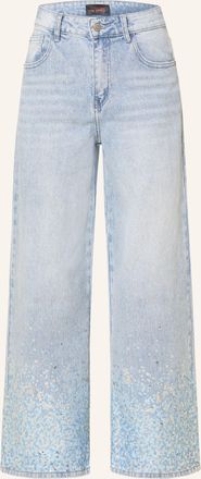 Miss Goodlife Miss Goodlife Wide Leg Jeans Mit Pailletten blau