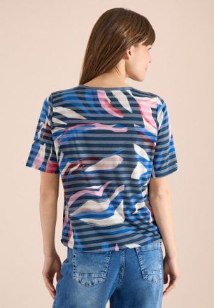 Cecil T-Shirt mit U-Boot-Ausschnitt