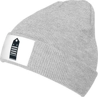 Generic Tricoté Bonnet Commandant Adjoint De LEscadre De LUsafa Coupe-Vent Bonnet Chapeau Tricot Respirant Beanie Hats pour Ski Adultes Femme