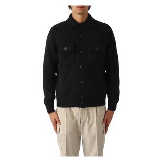 Gran Sasso Homme, Pulls, Noir, Taille: 2XL Veste Tricot&eacute;e