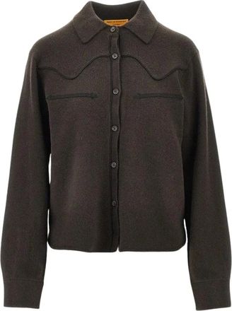 Guest In Residence Chemise Western Courte - Femme - Blouses et Chemises - Brun - Taille: 38 FR