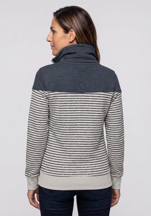 Alife And Kickin Sweatjacke ValinaAK B mit hohem regulierbaren Stehkragen in toller Sweat-Qualit&auml;t