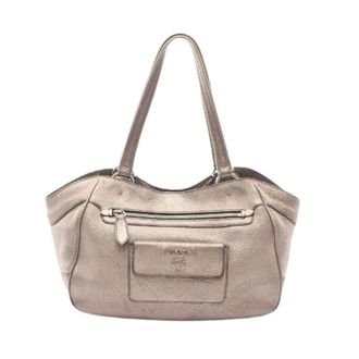Prada Pre-owned Vit.daino Leder Handtasche - - Pre-owned - Damen - Beige - ONE SIZE