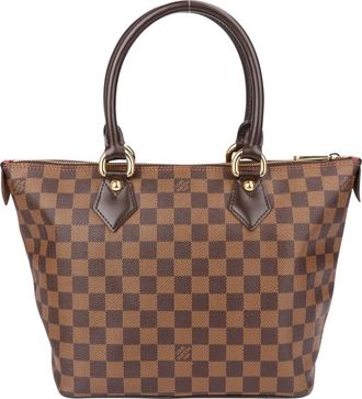Louis Vuitton Crossbody Bags - Louis Vuitton Damier Azur Monogram Saleya PM Handb - Gr. unisize - in Braun - f&uuml;r Damen