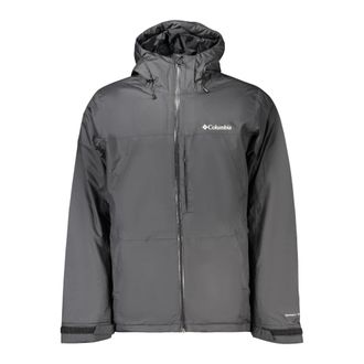 Columbia Kapuzenjacke mit langen &Auml;rmeln - - Sport - Herren - Schwarzk - XL