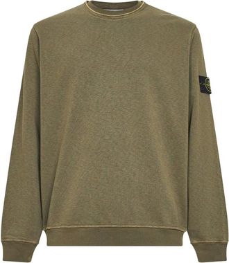 Stone Island Homme, Sweatshirts et sweats &agrave; capuche, Vert, Taille: XL Crewneck SweaT-shirt