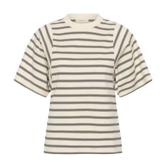Inwear Vanilla Triple Stripe T-Shirt - - Tops - Damen - Mehrfarbig - 2XL