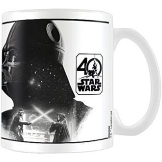 Star Wars Pyramid International AFMG24656 Star Wars 40th Anniversary (Darth Vader) Official Boxed Ceramic Coffee/Tea Mug, Paper, Multi-Colour, 11 x 11 x 1.3 cm