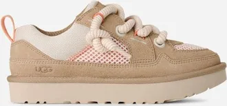 UGG Lo Lowmel Mesh Sneaker f&uuml;r Damen in Sand Castle Multi, Gr&ouml;&szlig;e Wildleder