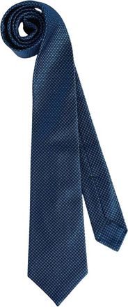Kiton Homme, Accessoires, Bleu, Taille: ONE Size Cravate en soie &agrave; motifs