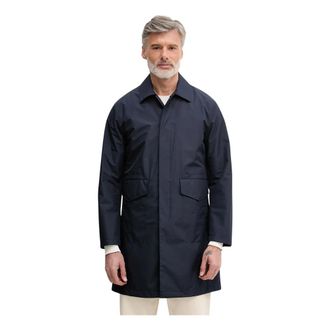 Benetton Layered Parka - - Coats - Herren - Blau - XL