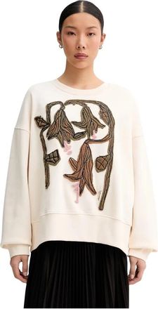 Munthe Nakoa Sweatshirt - - Sweatshirts & Hoodies - Damen - Beige - M