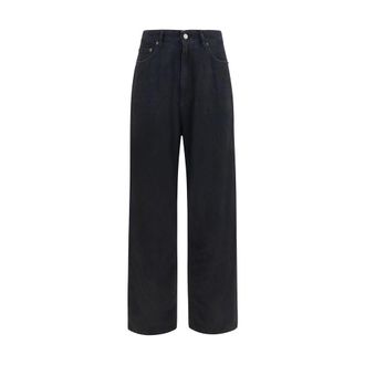 Maison Margiela Cotton Relaxed Fit Jeans - Black