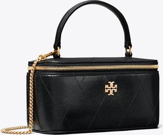 Tory Burch Gesteppte Charlie Pav&eacute;-Kosmetiktasche