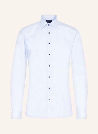 Olymp Hemd No. Six Super Slim Mit Extralangem Arm blau