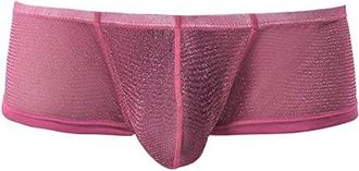 Generic String pour homme - Couleur unie - Haute respirabilit&eacute; et taille basse - Cale&ccedil;on dangle plat avec poche Bulge - Sous-v&ecirc;tements unis - Sous-v&ecirc;tements p