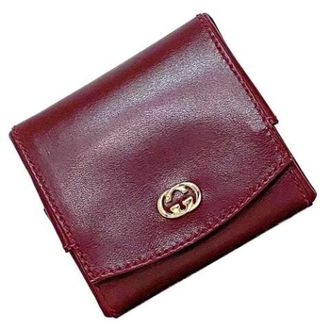 Gucci Portefeuille en cuir Pre-owned - Femme - Pre-owned - Rouge - Taille: ONE Size