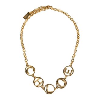 Chlo&eacute; Script Choker - - Accessories - Damen - Gelb - ONE SIZE