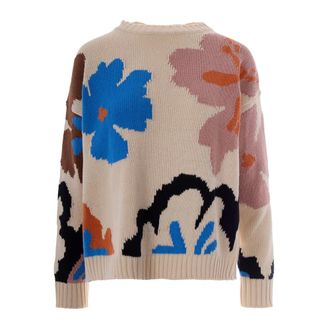 Max Mara Femme, Pulls, Multicolore, Taille: 36 FR Pulls &agrave; col rond