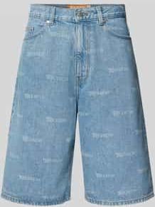 Review Baggy Fit Jeansshorts im 5-Pocket-Design