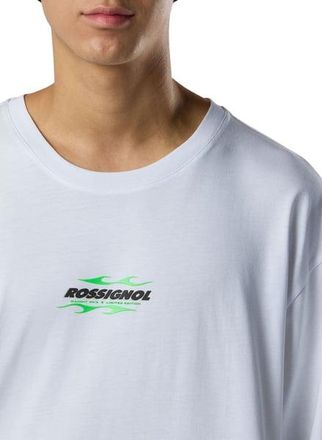 Rossignol T-shirt droit col rond imprim&eacute; en coton