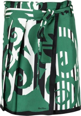 Max Mara Femme, Jupes, Vert, Taille: 34 FR Jupe Courte Navigli