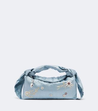 Erdem Sac Bloom E/W en satin