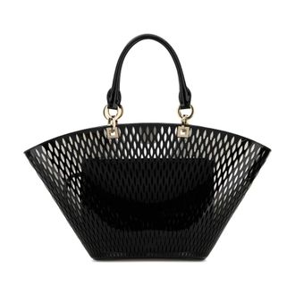 Tom Ford Cut Out Lackleder Medium Panier - - Bags - Damen - Schwarzk - ONE SIZE