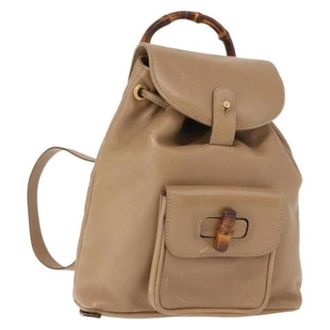 Gucci Pre-owned Vintage Rucksack - - Pre-owned - Damen - Beige - ONE SIZE