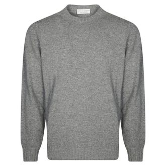 FILIPPO DE LAURENTIIS Homme, Pulls, Gris, Taille: 3XL Maglia Girocollo Cashmere Fin 7