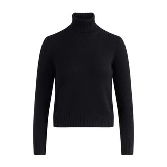 Gran Sasso Ciclista Rollkragenpullover - - Knitwear - Damen - Schwarzk - XS