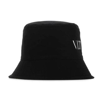 Valentino Garavani Cotton Hat - - Accessories - Herren - Schwarzk - 57 CM