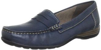 Jana 8-8-24600-20, Mocassins femme - Bleu (Navy 805), 38 EU