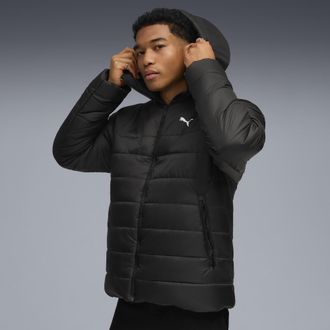 Puma Doudoune &agrave; capuche Essentials Homme, V&ecirc;tements, Noir, XXL