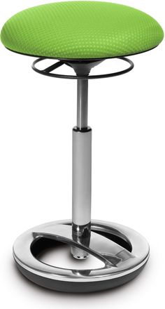 Topstar Topstar Bürohocker Sitness High Bob Alu poliert grün