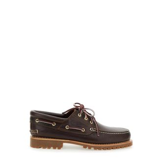 Timberland Authentics 3-Eye Boat Shoe - - Shoes - Herren - Braun - 40 1/2 EU