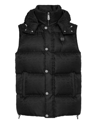 Philipp Plein Daunenweste Monogram