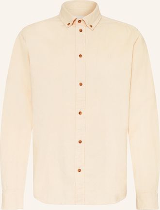 Les Deux Cordhemd Konrad Regular Fit weiss