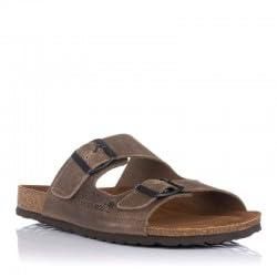 Inter-Bios Sandales 9560 pour homme taupe, marron, 41 EU Estrecho
